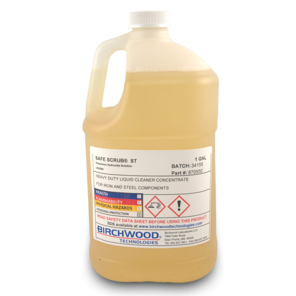 Safe Scrub® ST Heavy Duty Cleaner Concentrate | Birchwood Technologies
