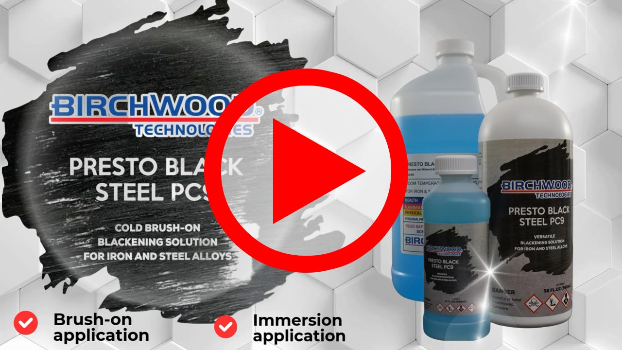 Presto Black® Steel PC9 Blackening Solution For Iron & Steel
